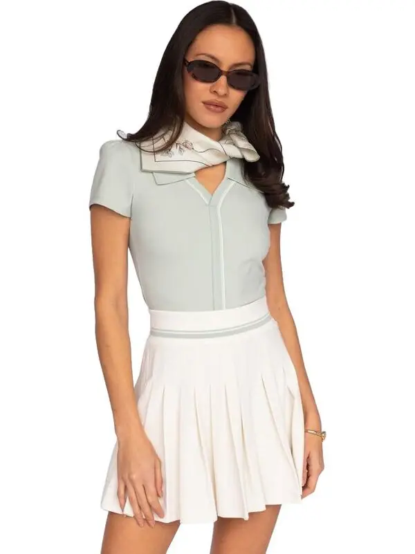 FORE-TÉ CLUB ATTIRE Monroe Tennis Skort - Ecru