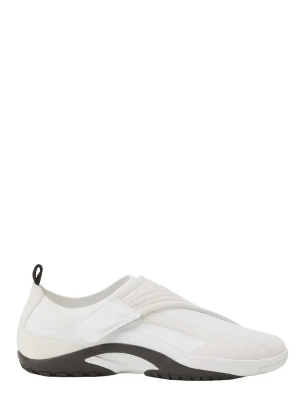 LANVIN Lnv1 Knit And Suede Sneakers - White/black