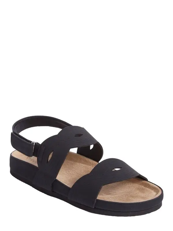 COMFORTVIEW Noelle Sandal - Black