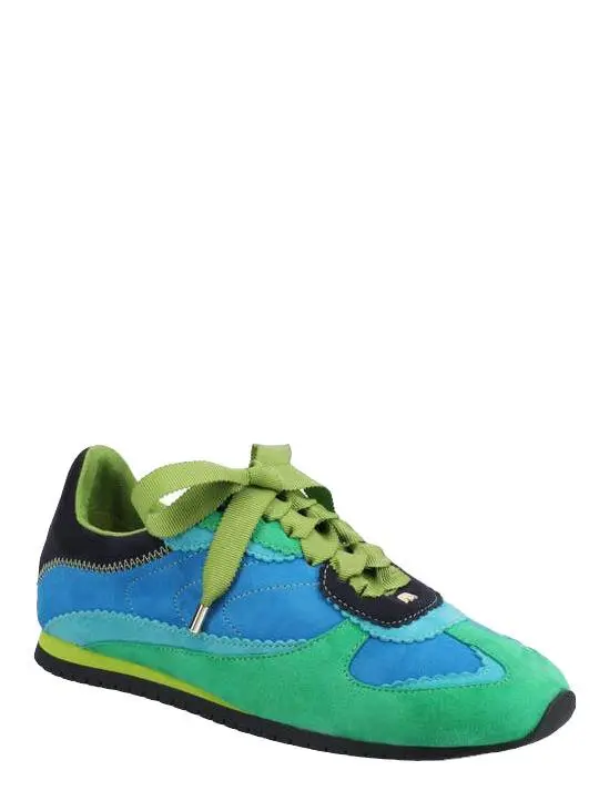BIRDIES The Speedbird Sneakers - Multi Cyan Suede