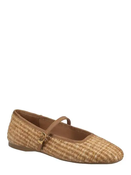 BIRDIES Hummingbird Raffia Mary Jane - Tan Raffia