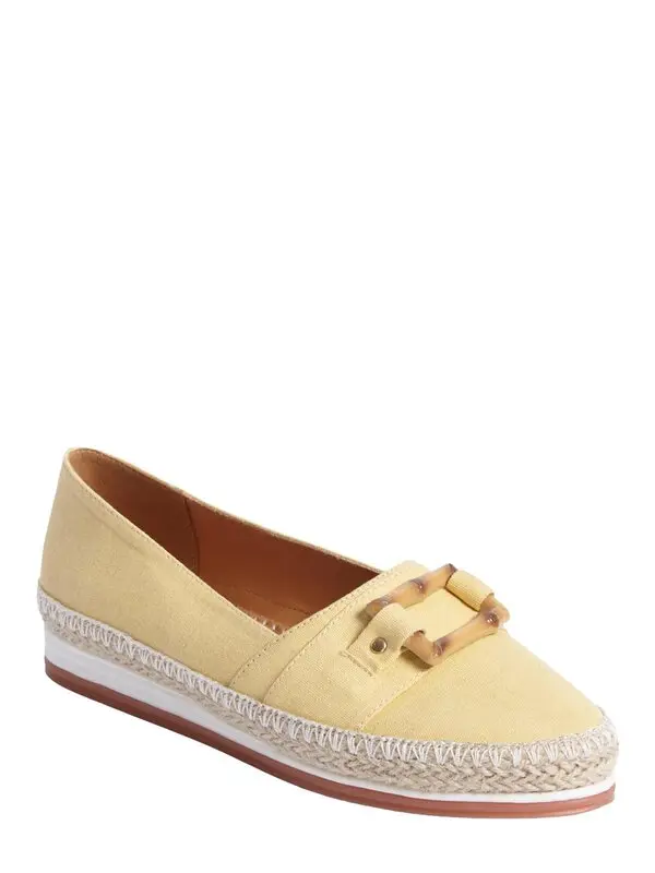 COMFORTVIEW The Lorelai Slip On Flat - Yellow