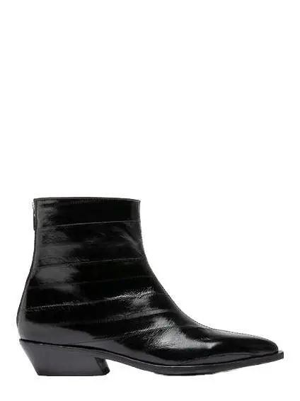 Officine Creative Leather Ankle Boots - Black