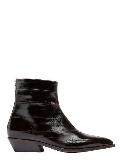 Officine Creative Leather Ankle Boots - Brown