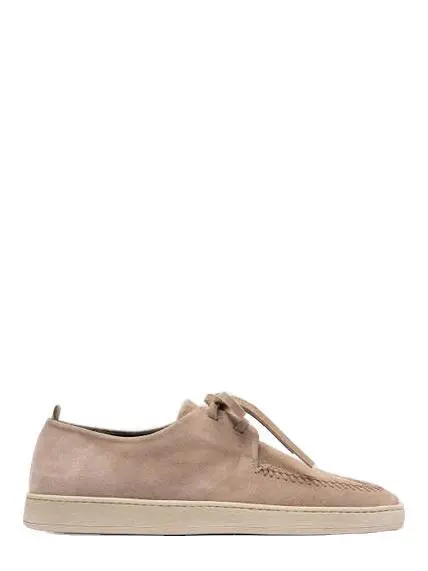 Officine Creative Herbie 012 Suede Derby Shoes - Taupe