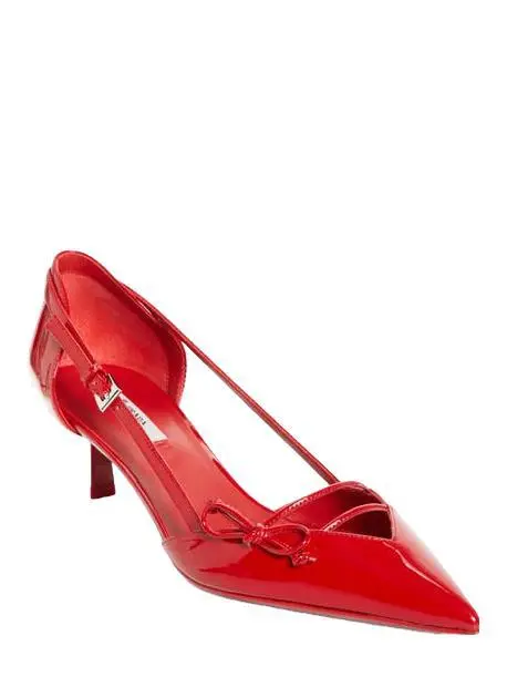 Prada Pointed Toe Pump - Rosso
