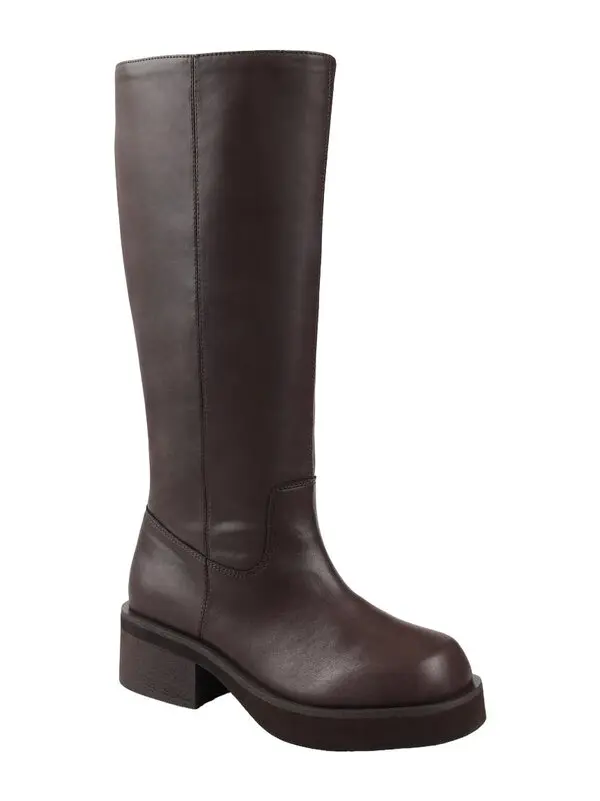 CANDIE'S Casmir Knee High Boots - Brown
