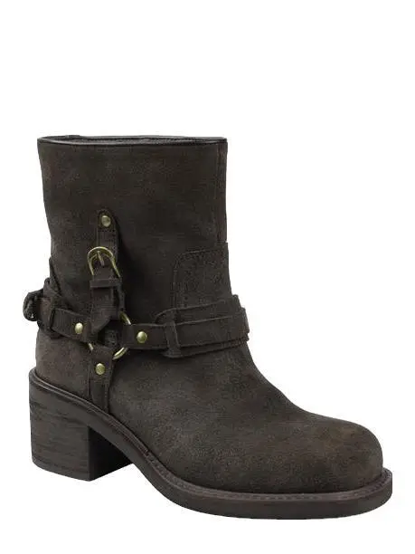 CANDIE'S Fridda Moto Bootie - Brown