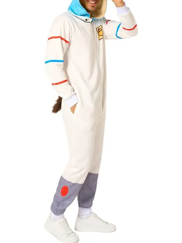 Opposuits Spongebob Squarepants™ Sandy Fleece Jumpsuit - White