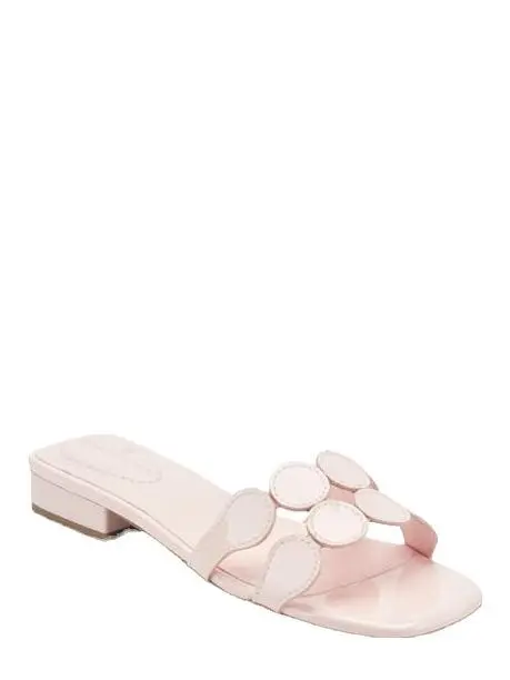 Bandolino Mayla Square Toe Slide Sandal - Light Pink
