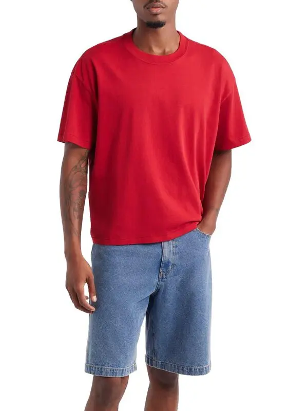 ELWOOD Crop Hill Tee - Red