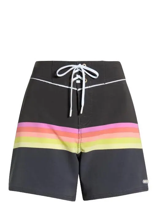 Rip Curl Surf Stripe Board Shorts - Black