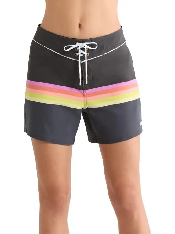 Rip Curl Surf Stripe Board Shorts - Black