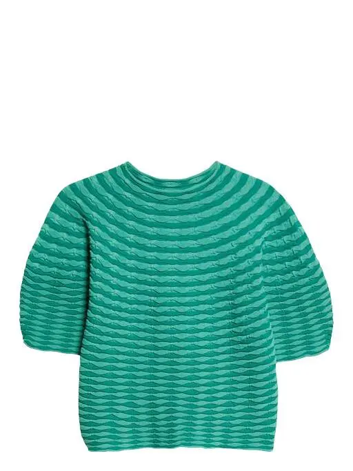 Issey Miyake Knit Top - Grass Green