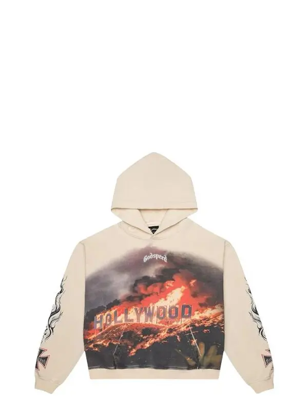 GODSPEED Hollywood Inferno Hoodie - Bone