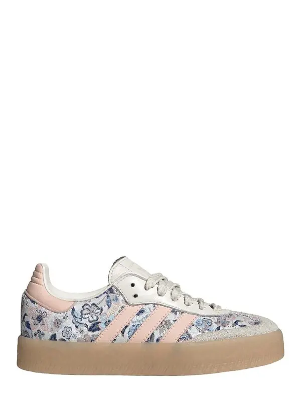 Adidas Sambae Liberty London Sneakers - Off White/blush Pink/gum