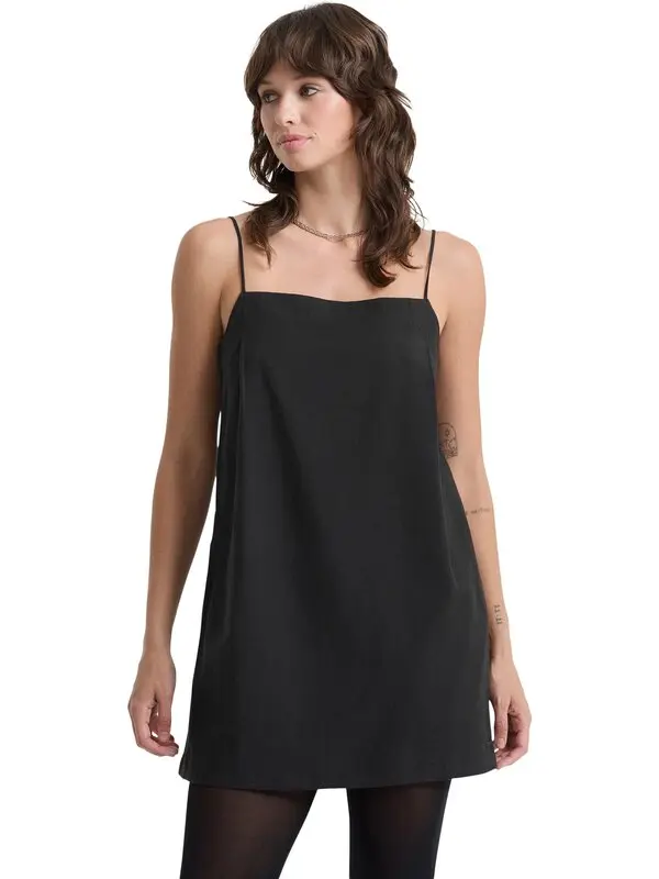 Volcom Backbeatz Mini Dress - Vintage Black