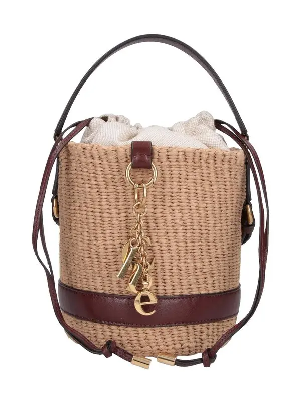 Chloé Bucket Bag With Charms - Brown