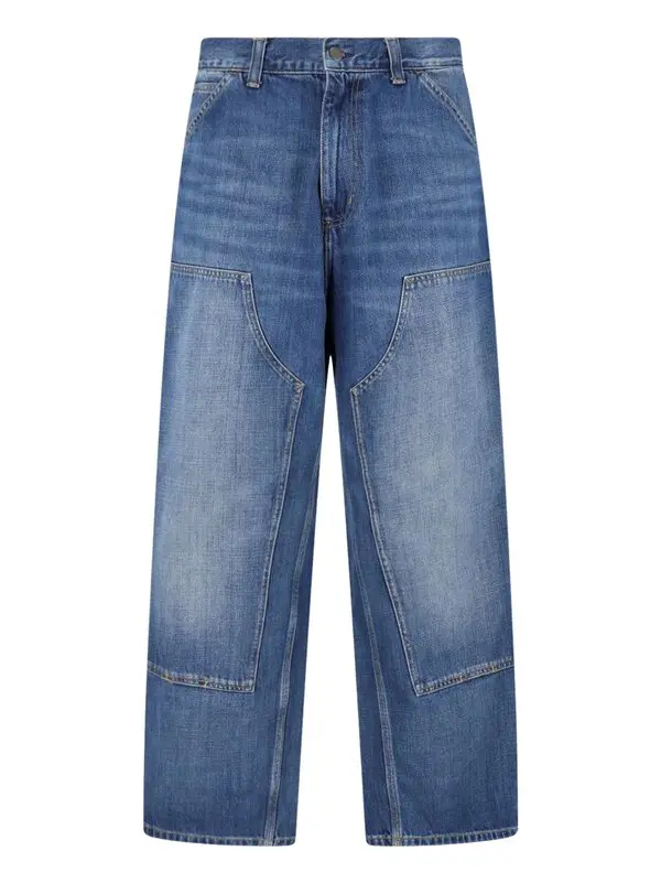 Carhartt Work In Progress Double Knee Jeans - Blue