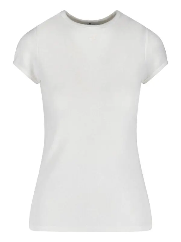 COURREGES Baby Spongy T-shirt - White