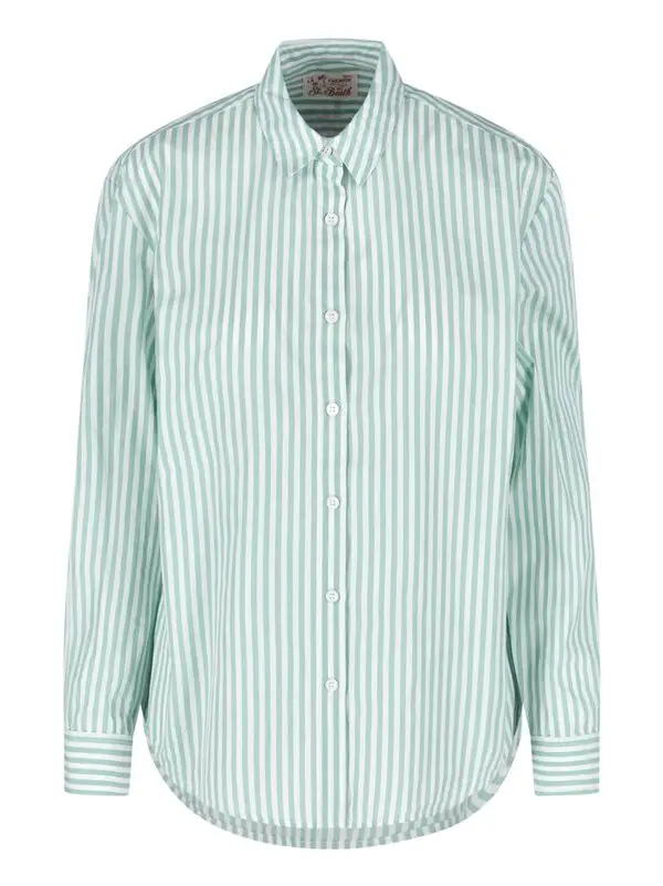 MC2 SAINT BARTH Brigitte Striped Shirt - Multi