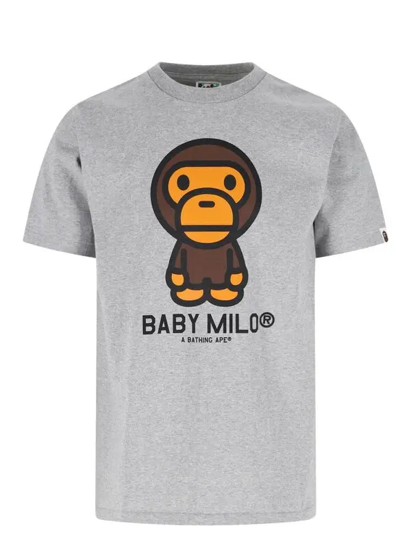 A BATHING APE T-shirt Logo "baby Milo - Gray