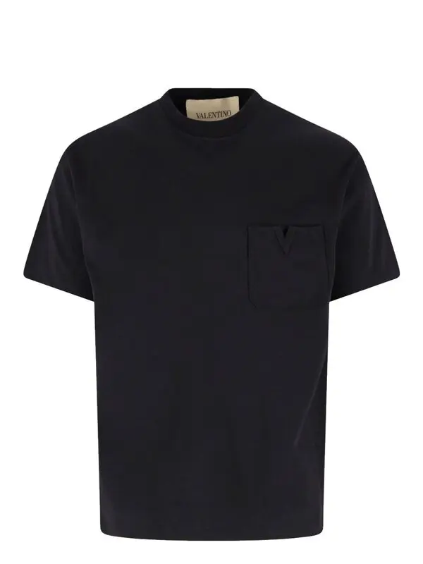 Valentino Garavani T-shirt "v Detail - Black