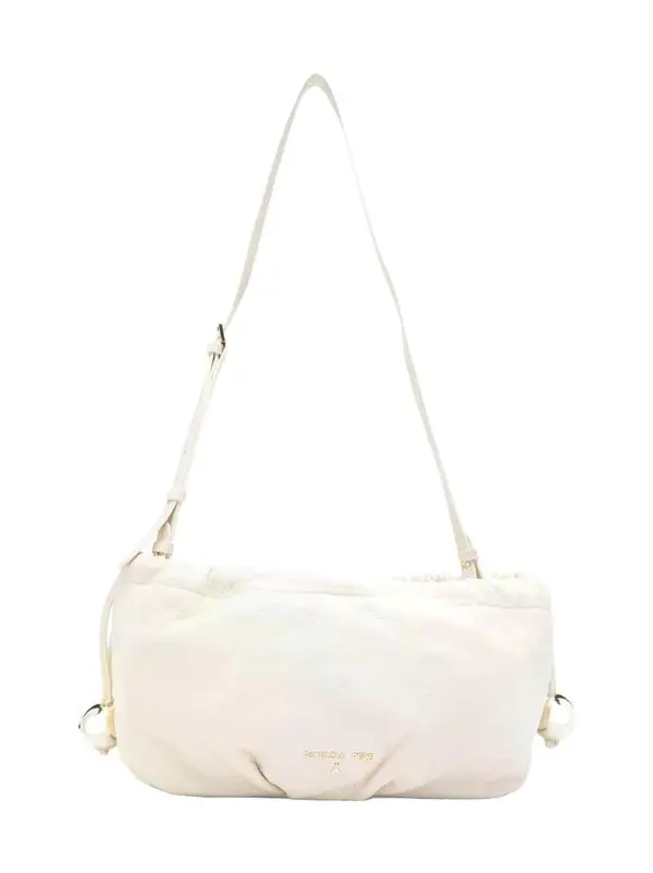 Patrizia Pepe Drawstring Crossbody Bag - Neutrals