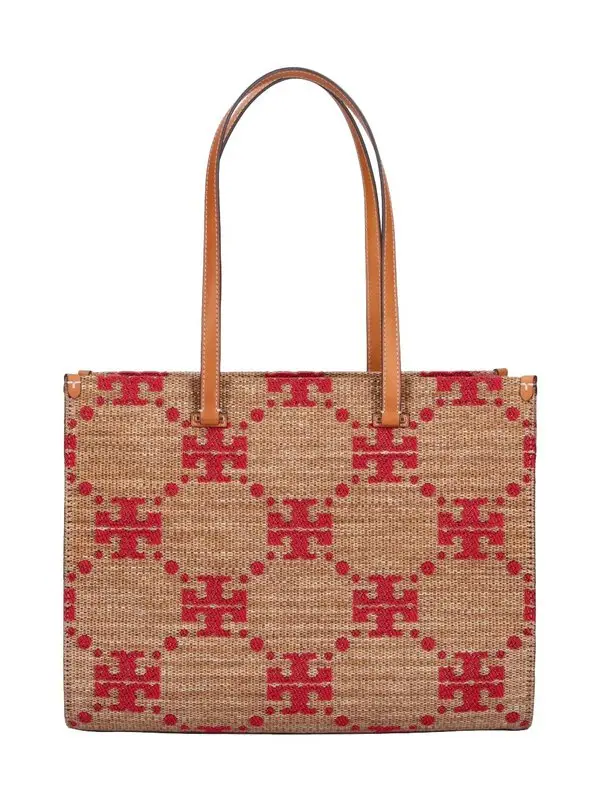 Tory Burch T Monogram Tote - Brown