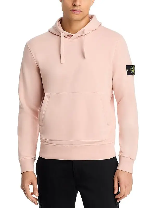 Stone Island Solid Hoodie - Antique Rose