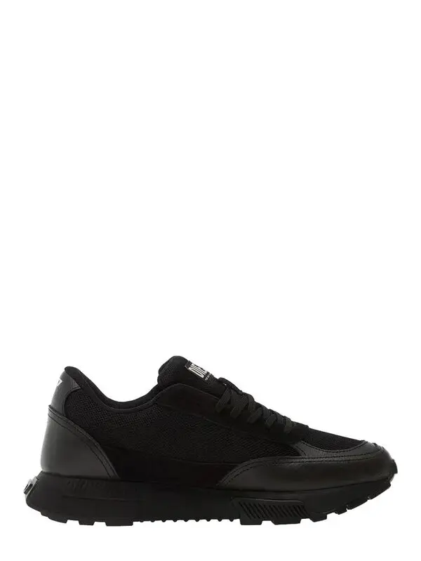DIESEL® S-tame D-up Logo-patch Sneakers - Black