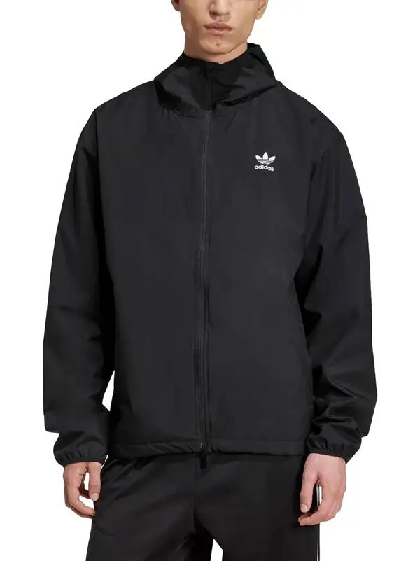 Adidas Trefoil Hooded Jacket - Black