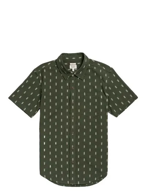 Bridge & Burn Harbor Slim Shirt - Thyme Arrows
