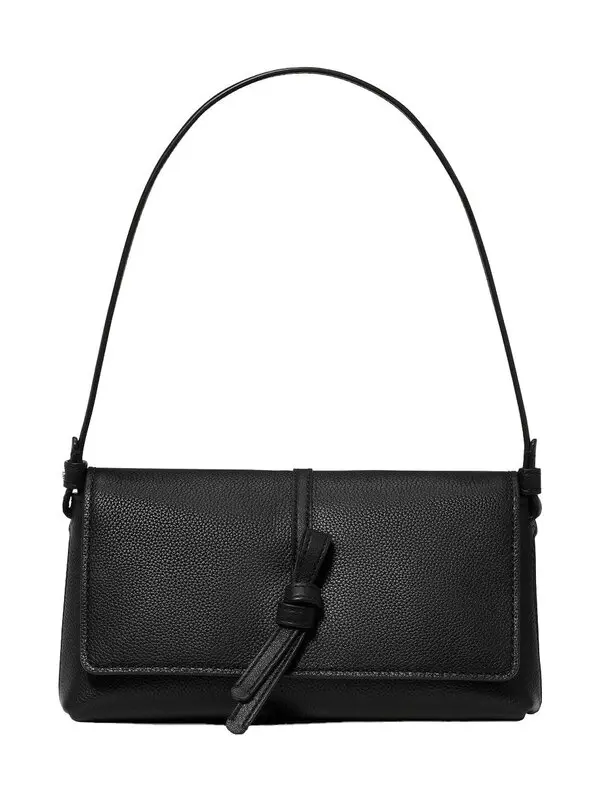 Kate Spade New York Pebble Leather Shoulder Bag - Black