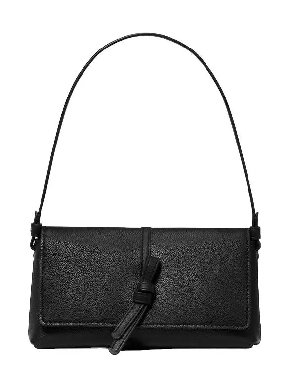 Kate Spade New York Pebble Leather Shoulder Bag - Black