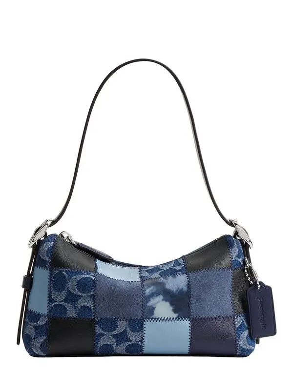 COACHTOPIA Alter/ego Small Slouchy Shoulder Bag - Denim Sig Multi