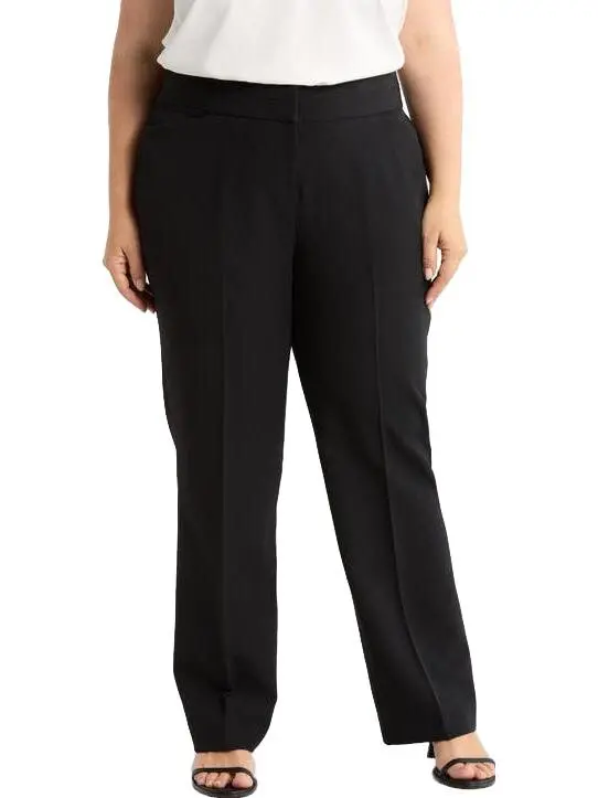 TAHARI ASL Bell Bottom Trousers - Black
