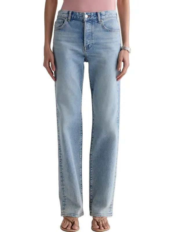 Ag Sydney High-waist Straight Leg Jeans - Highway 29