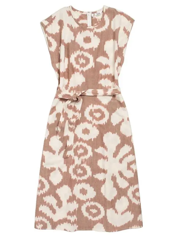 Bridge & Burn Eloise A-line Dress - Pop Leaf