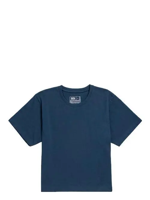 Bridge & Burn Recycled Boxy Tee - Cobalt