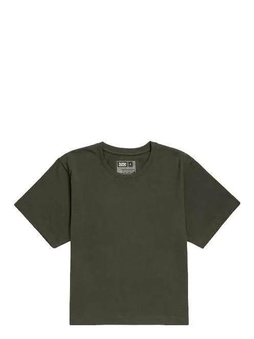 Bridge & Burn Recycled Boxy Tee - Olive