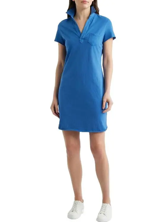 Frank & Eileen Lauren Polo Shirt Dress - Lazuli