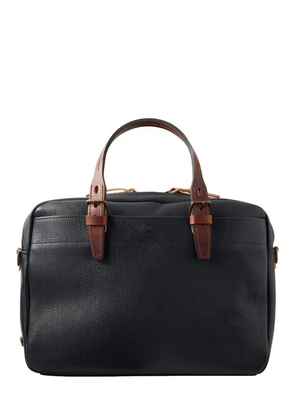 Aimé Leon Dore Full-grained Leather Briefcase - Blue
