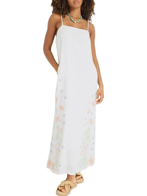 Vitamin A® Rhea Embroidered Sundress - White