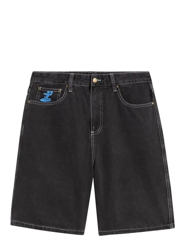 Rip Curl Denim Shorts - Washed Black