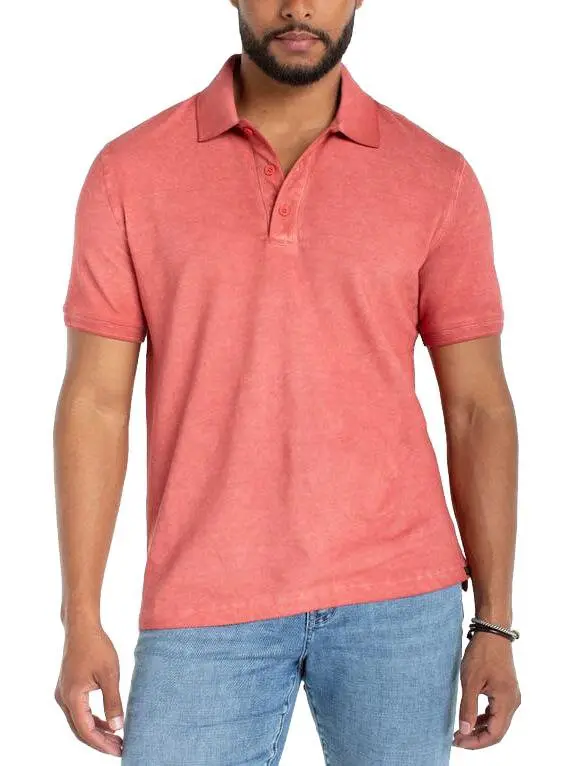 LIVERPOOL Cotton Piqué Polo - Apple