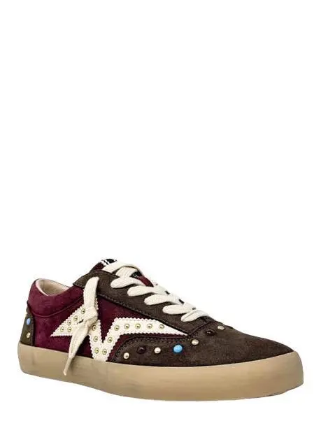 SHU SHOP Sierra Sneaker - Dark Red Suede