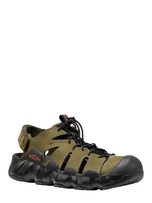 Keen Hyperport Fishmeran Sandal - Dark Olive/black