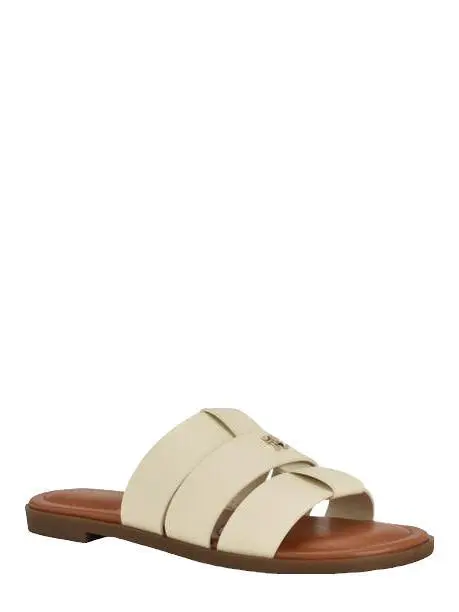 Tommy Hilfiger Moden Slide Sandal - Ivory