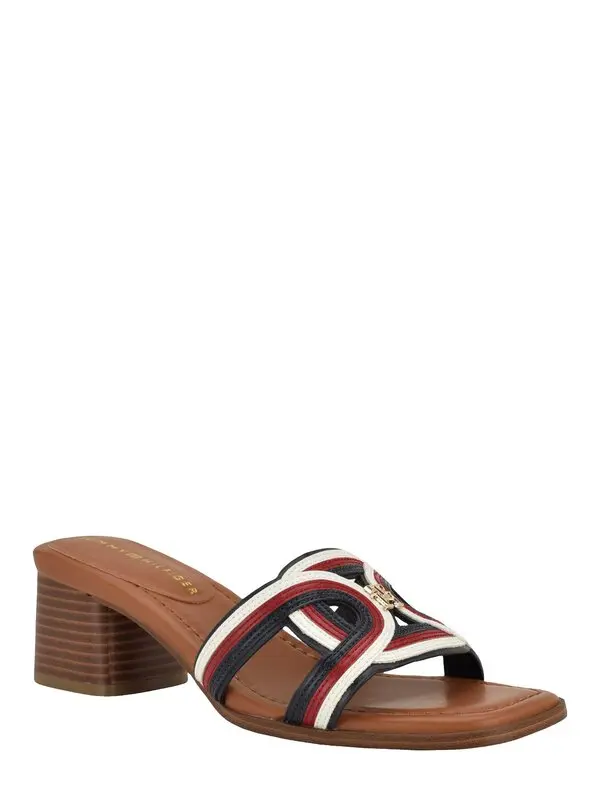 Tommy Hilfiger Marica Slide Sandal - Blue Multi